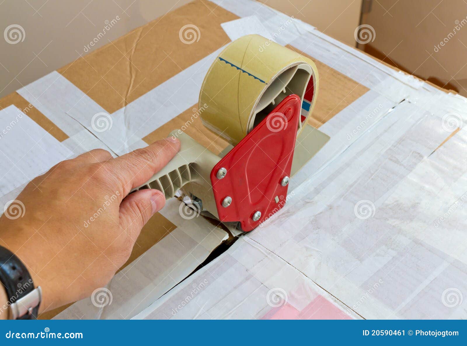 Preparing a packet stock image. Image of package, manual - 20590461