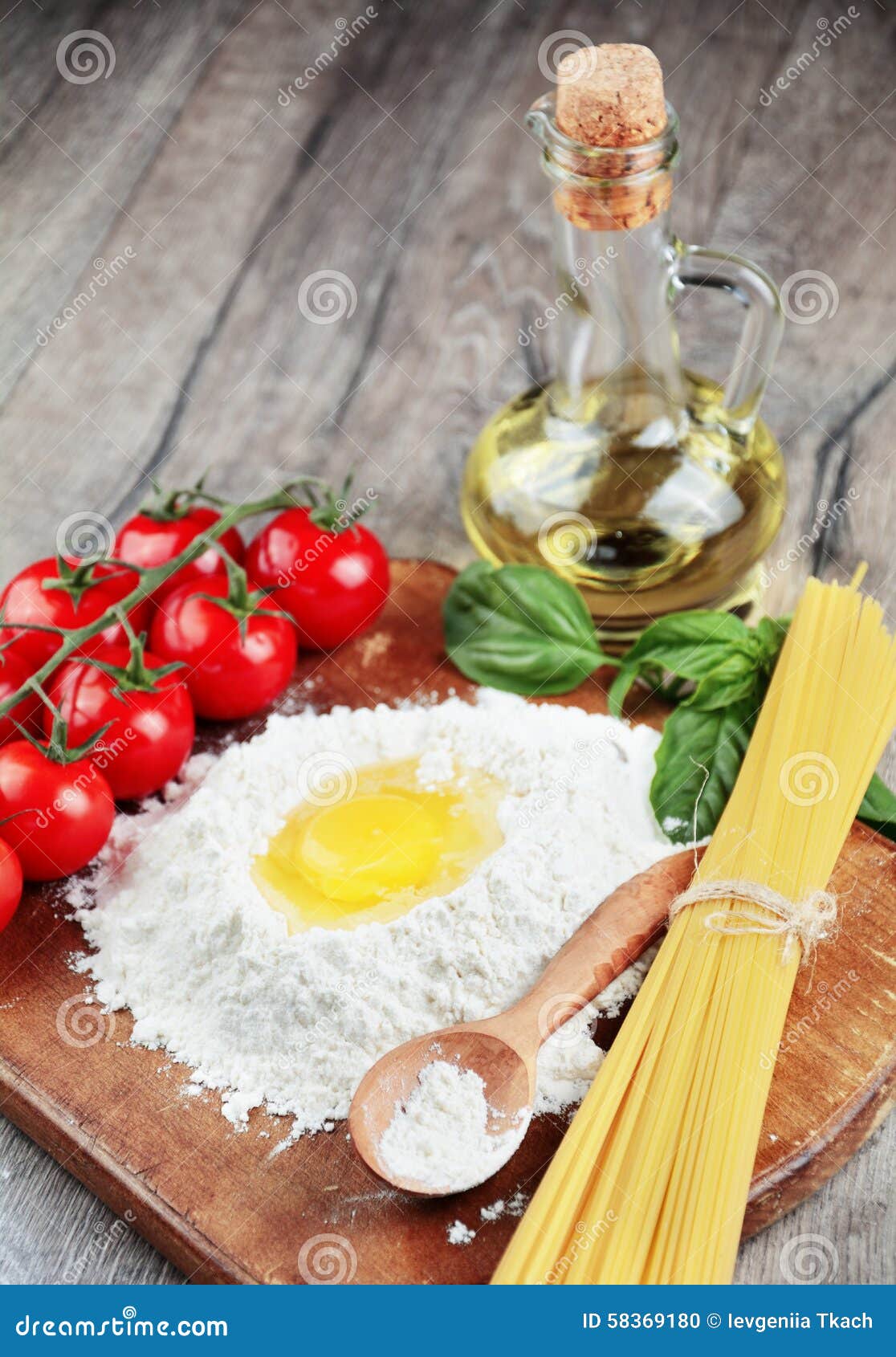 Preparing Pasta on the Table Stock Photo - Image of noodles, gnocchi ...