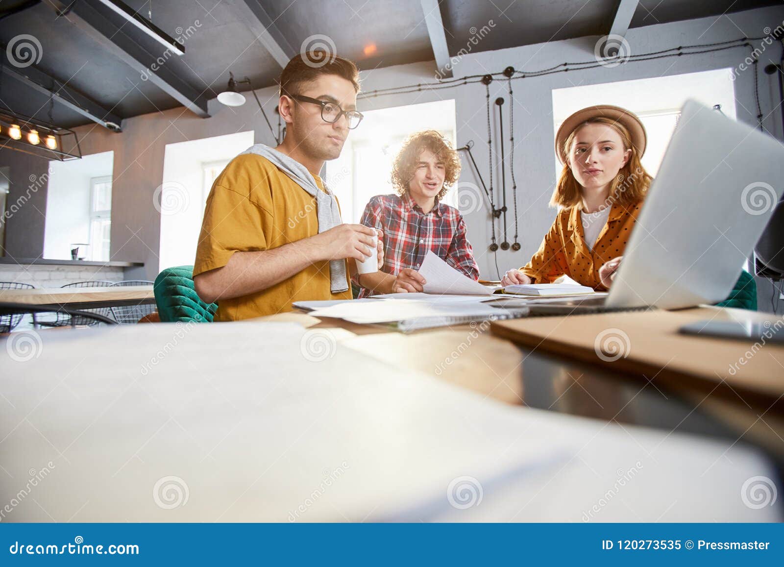 Preparing presentation stock image. Image of planning - 120273535