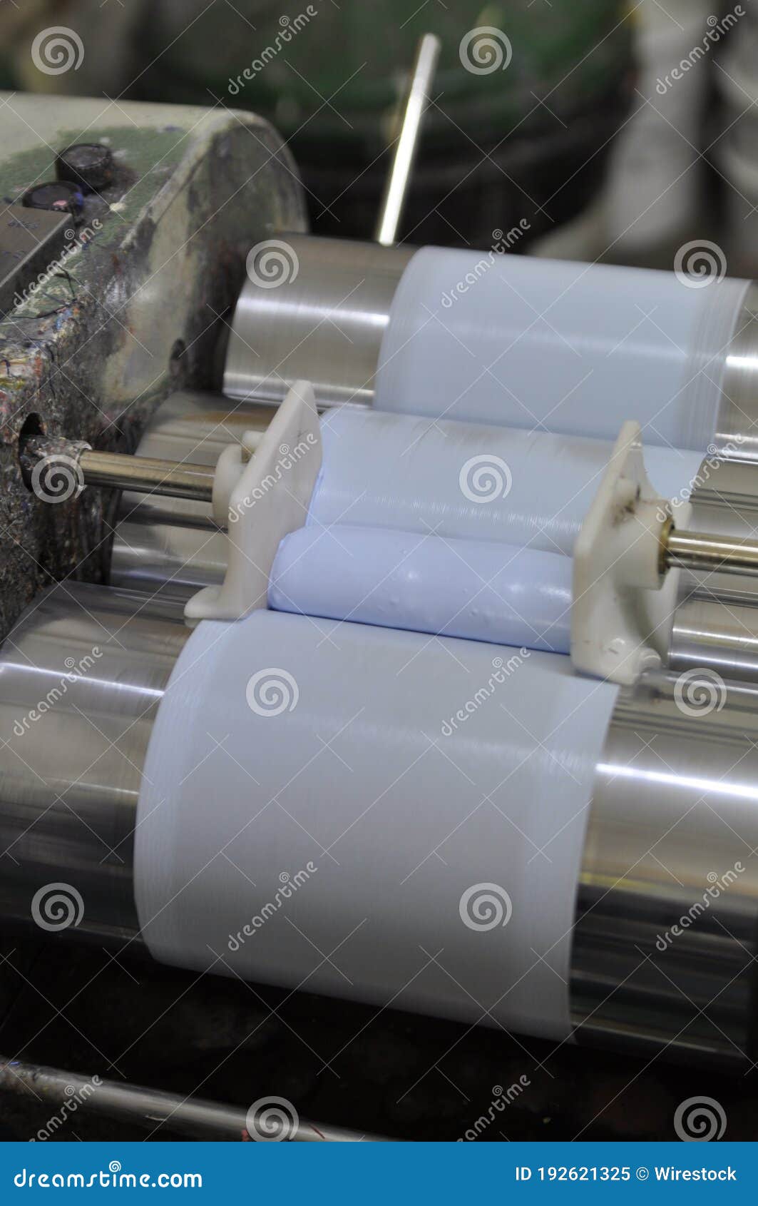Preparing Printers Ink on a Triple Roll Mill Stock Image - Image of ...