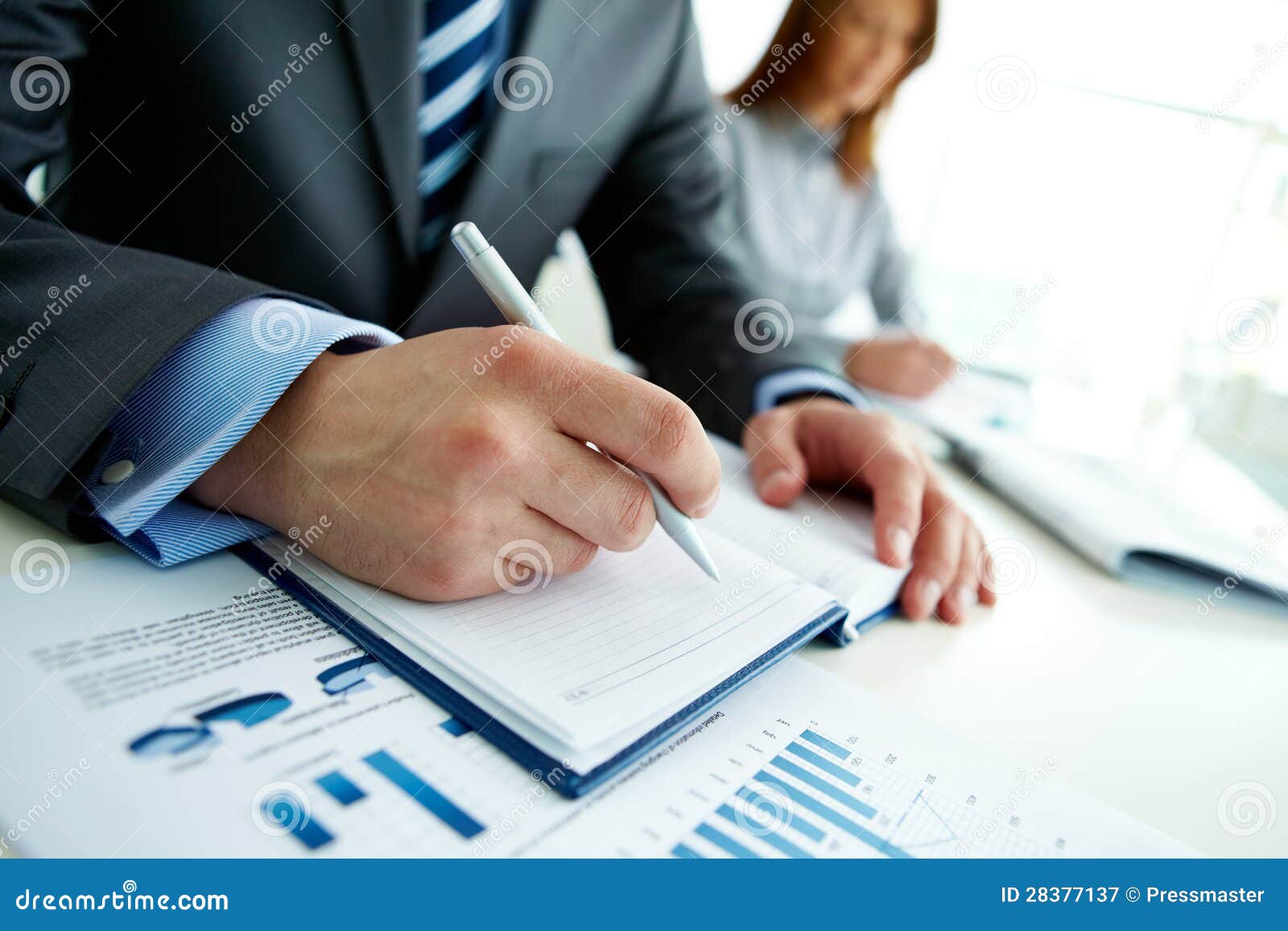Preparing report stock image. Image of occupation, focus - 28377137