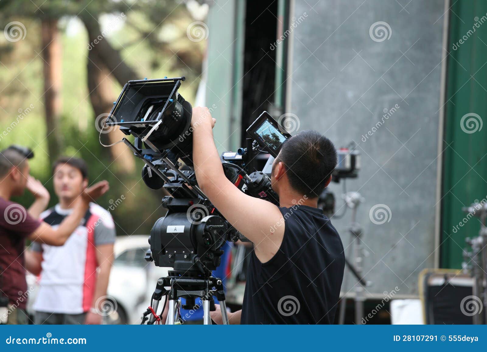 Preparing for the Shooting of the Film Editorial Photo - Image of ...