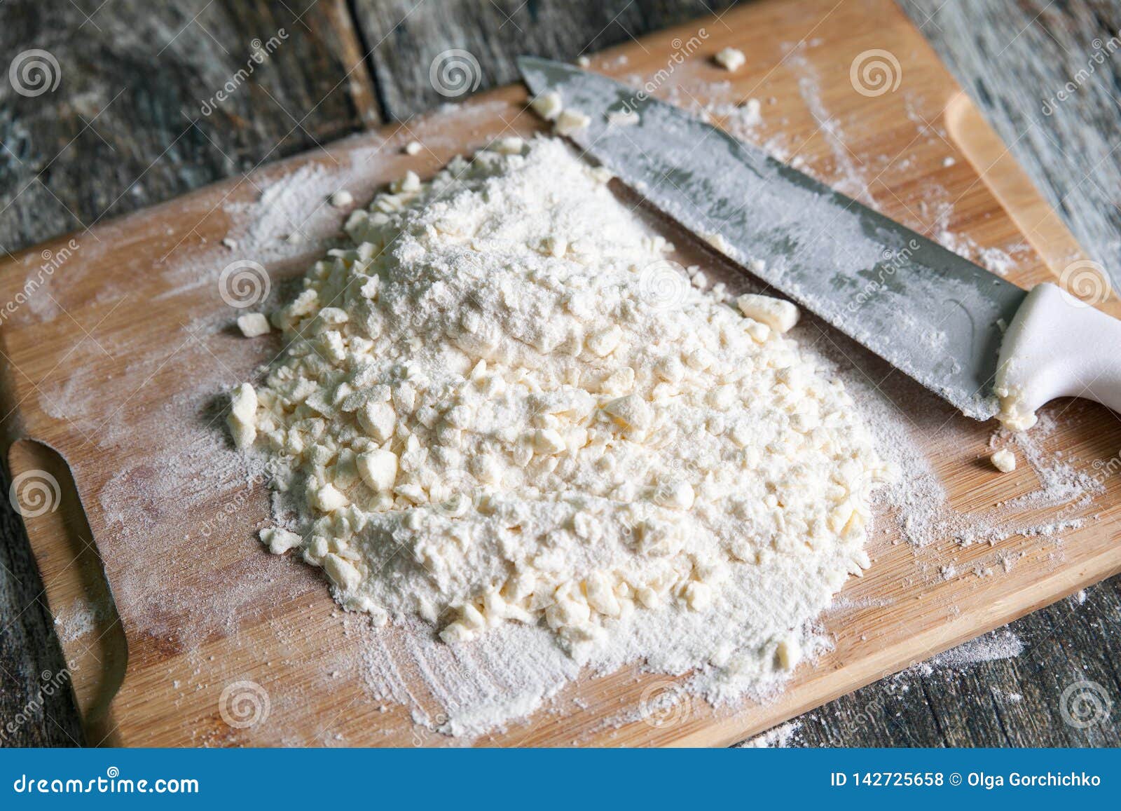 Fresh Raw Shortbread Dough Prepare Stock Photo - Image of cake, cooking ...