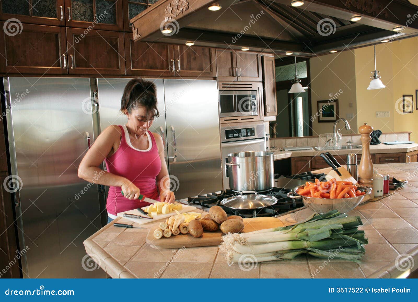 Preparing a soup stock photo. Image of fridge, cookery - 3617522