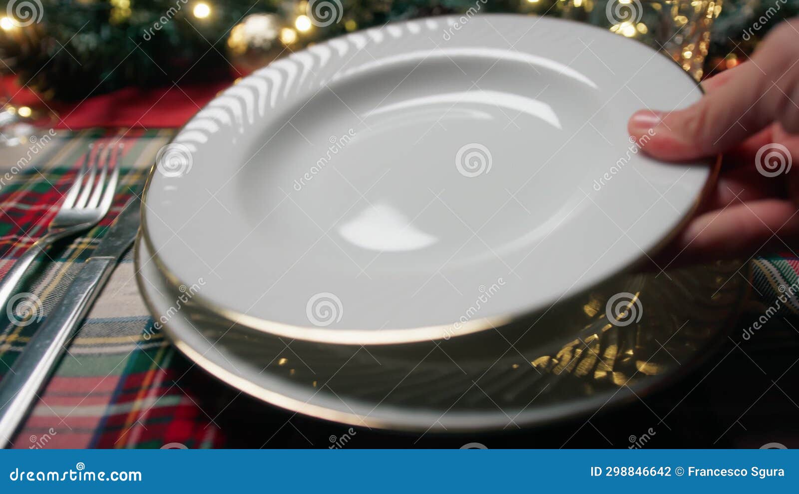 Preparing the Table for Family Dinner Stock Footage - Video of lights ...