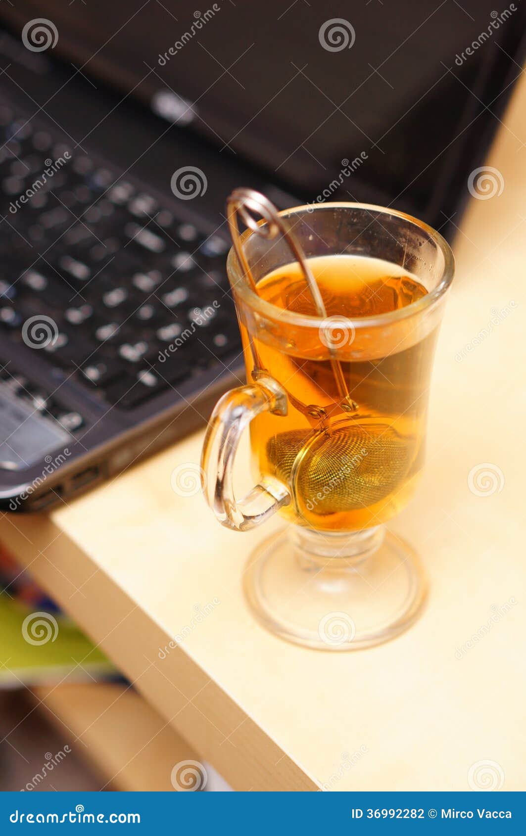 Preparing tea stock photo. Image of glass, filter, beverage - 36992282