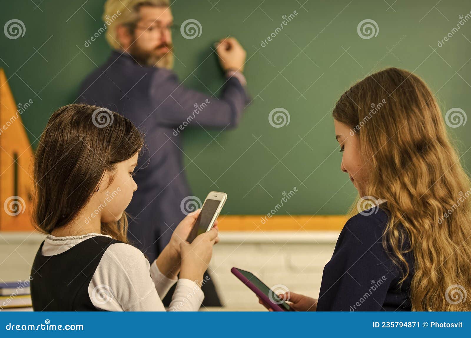 Preparing To Exams. Discussion of Children and Teacher. Teacher and ...