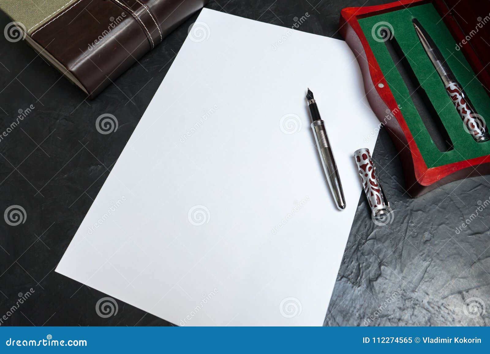 Preparing To Write the Will. Place for Your Text Stock Image - Image of ...