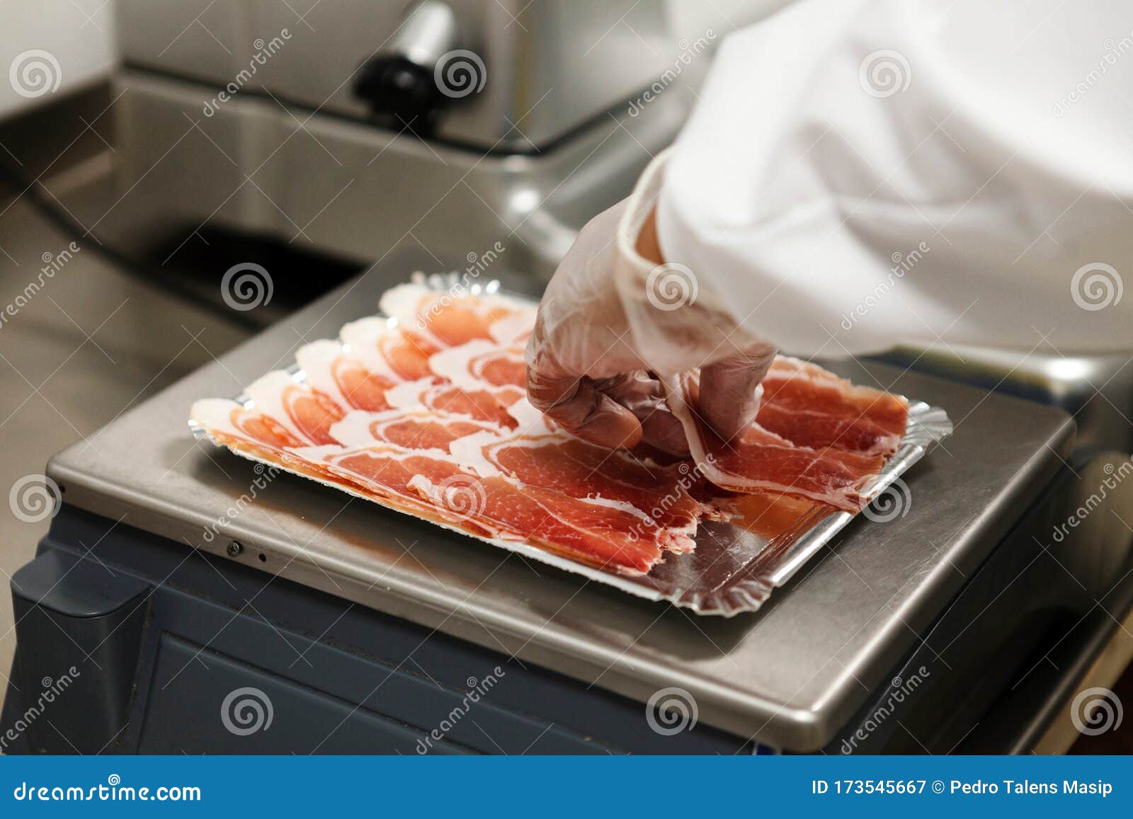 Preparing a Vacuum Packed Ham Board Stock Image - Image of dinner ...