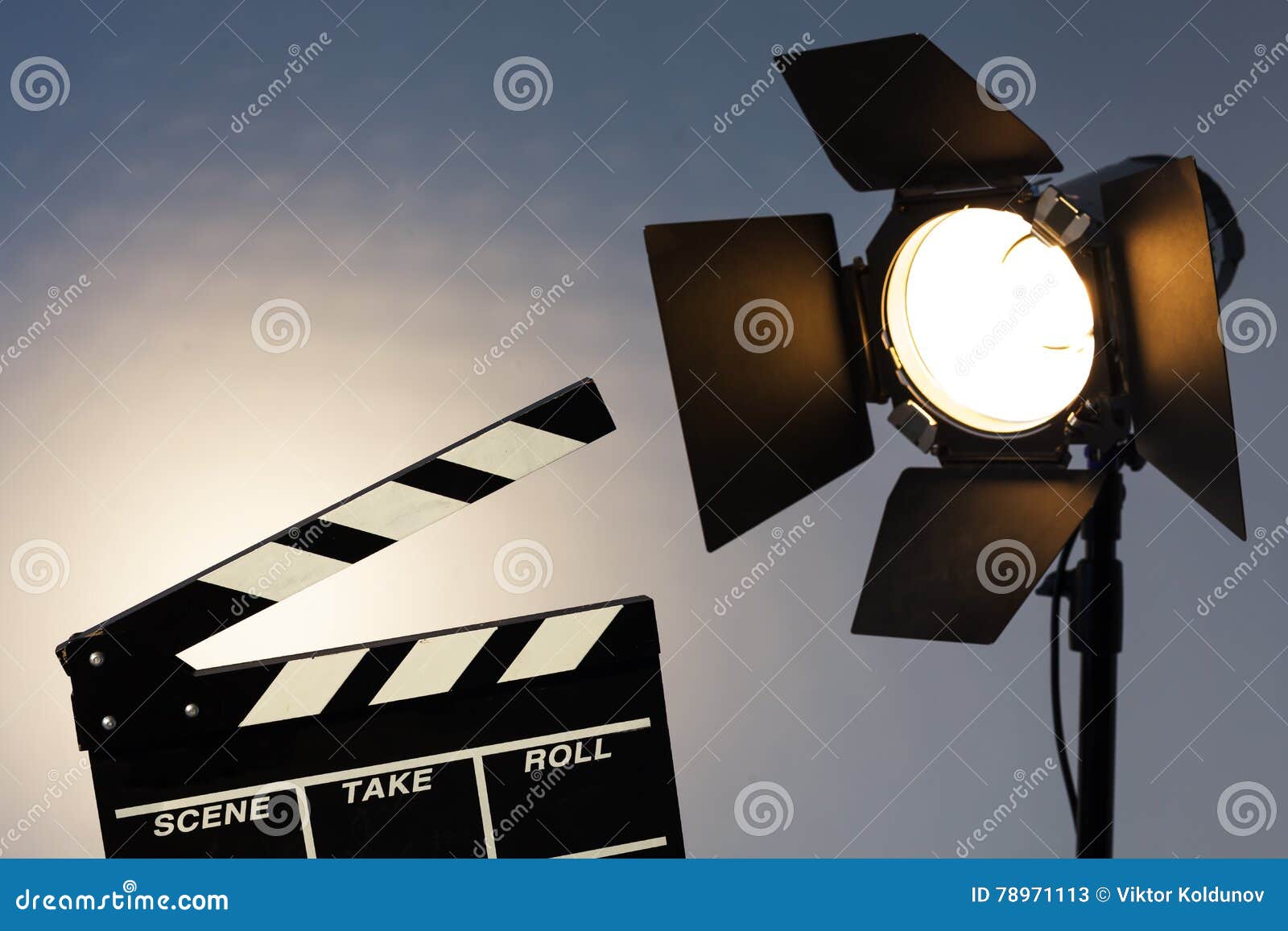 Preparing for Video Capture and Photo Shoot Stock Image - Image of ...