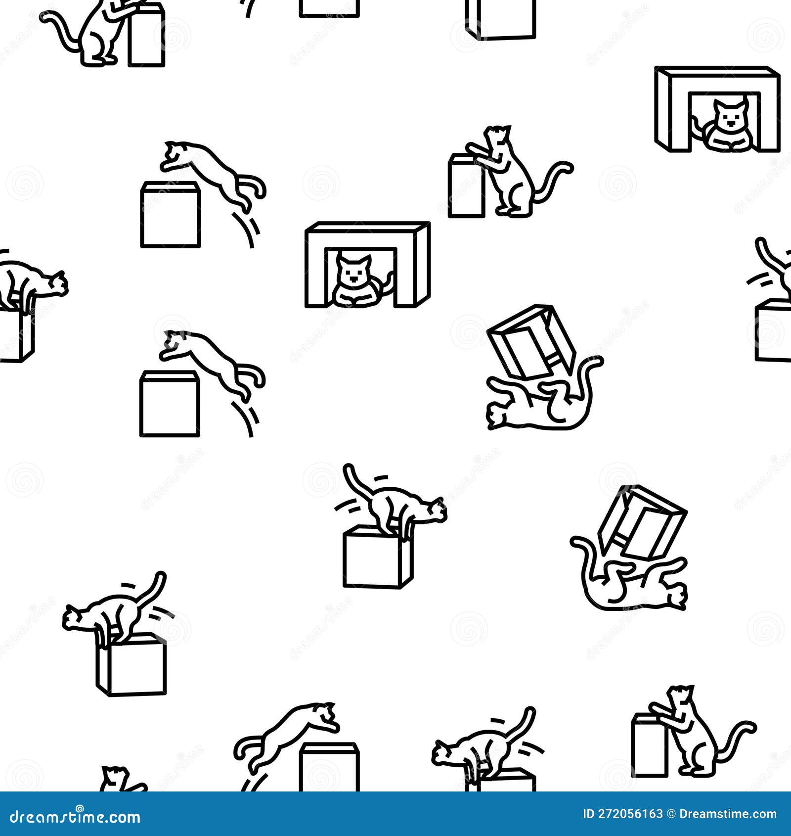 Preposition English Language Vector Seamless Pattern Stock Vector ...