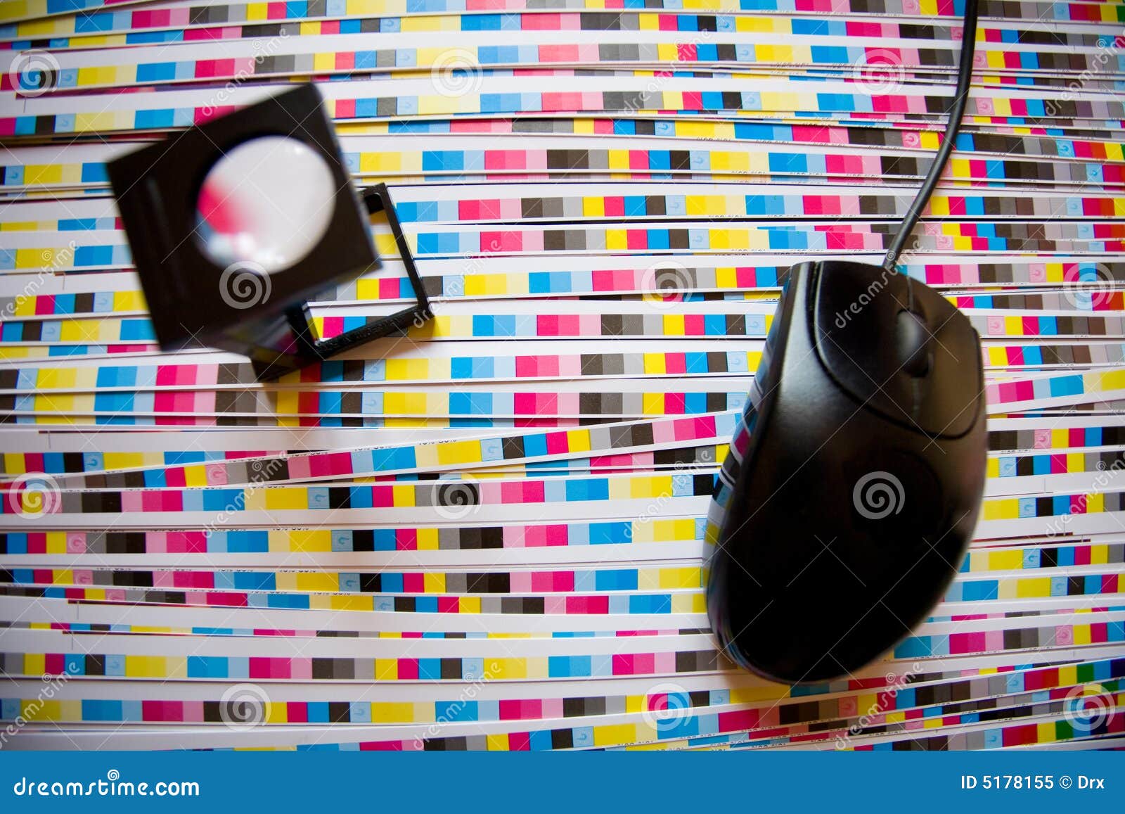 Prepress Color Management and Print Production Stock Image - Image of ...