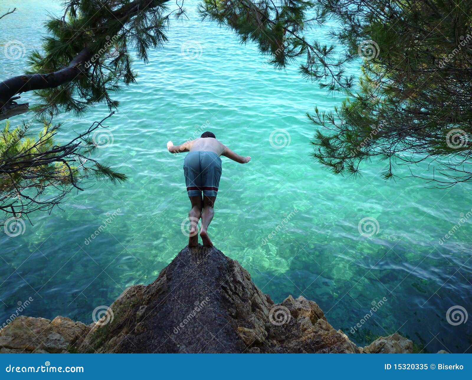 Preraparing for jump stock image. Image of transparent - 15320335