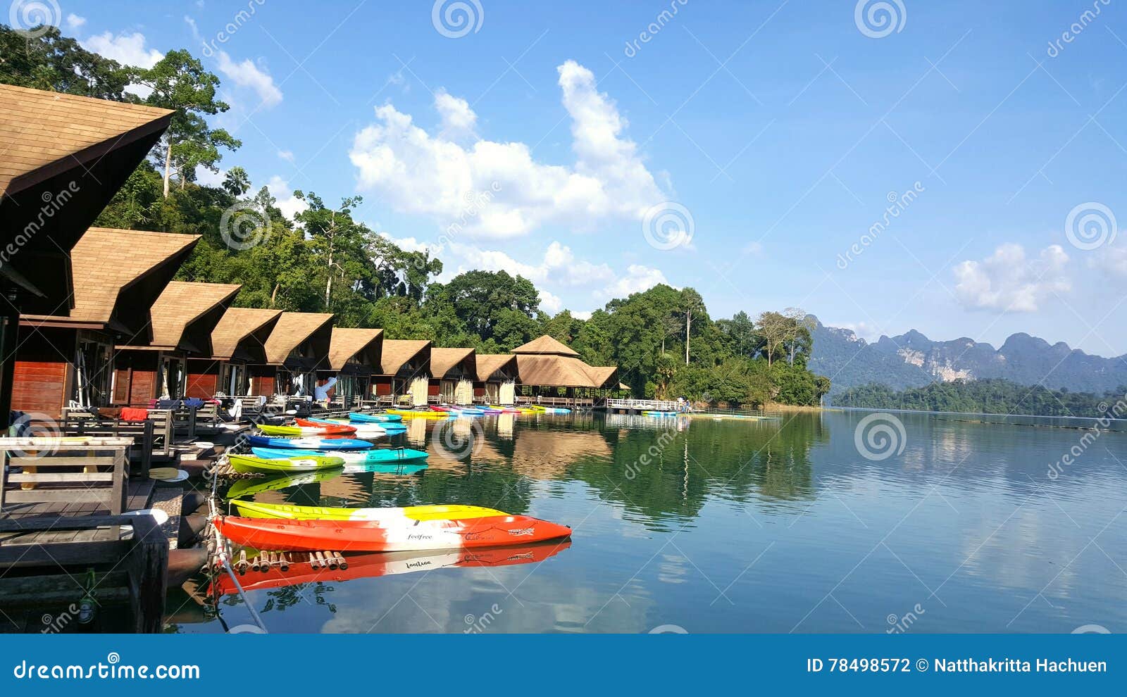 Presa De Ratchaprapa (Chaew Lan Dam) Fotografía editorial - Imagen de ...