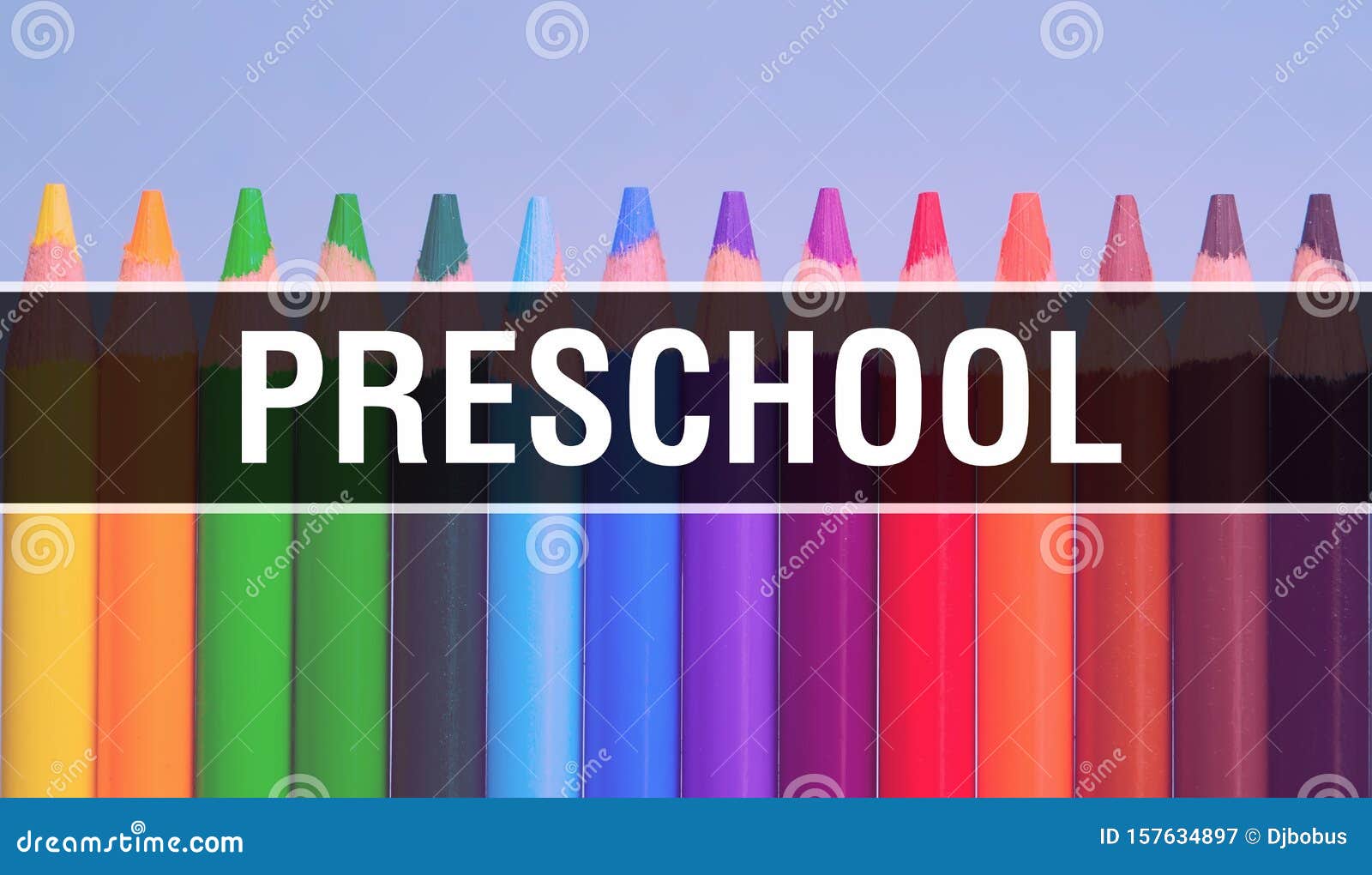 Preschool Concept with Education and Back To School Concept. Creative ...