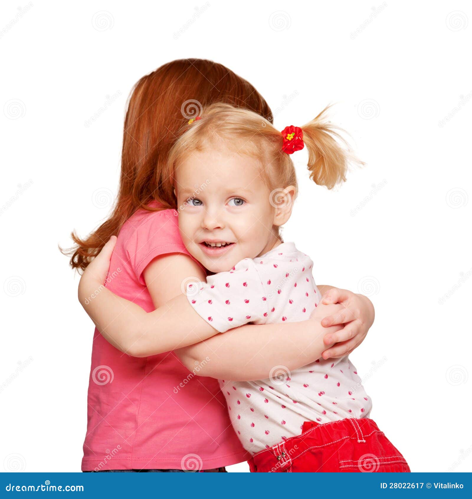 Preschool Kids Hugging. Friendship Stock Image - Image of kindergartner ...