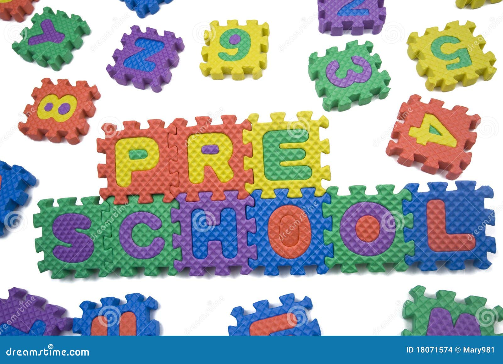 Preschool letters stock photo. Image of preschool, letters - 18071574
