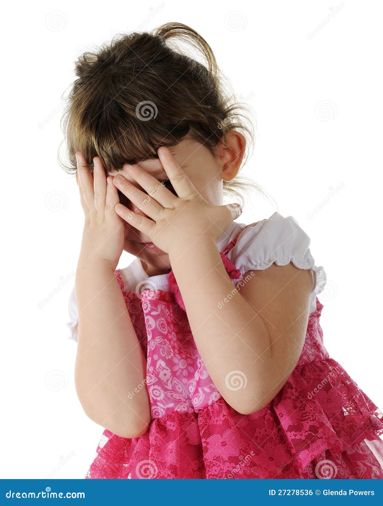Preschool Peeker stock photo. Image of white, person - 27278536