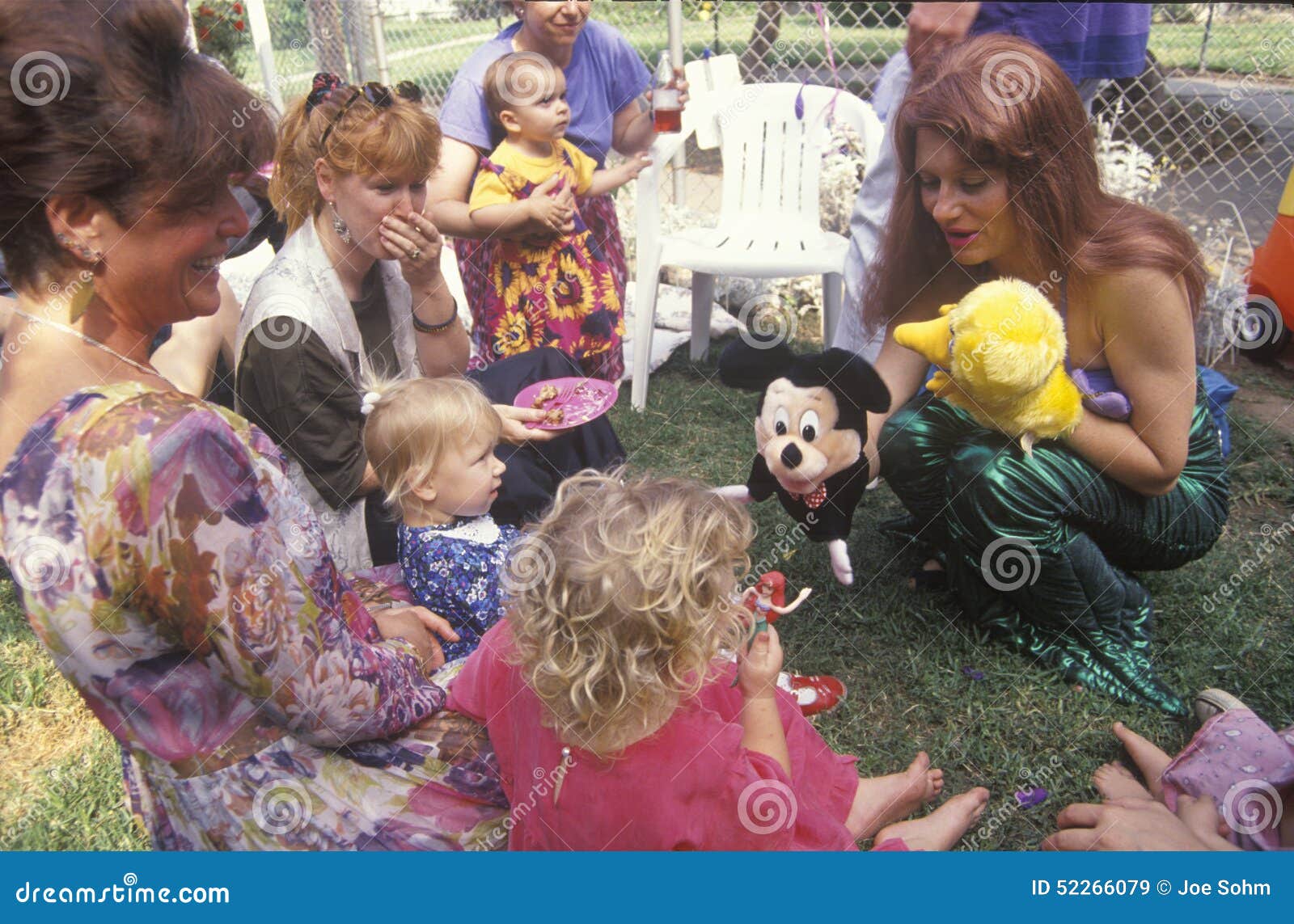 Preschoolers and Their Parents at a Puppet Show, Venice, CA Editorial ...