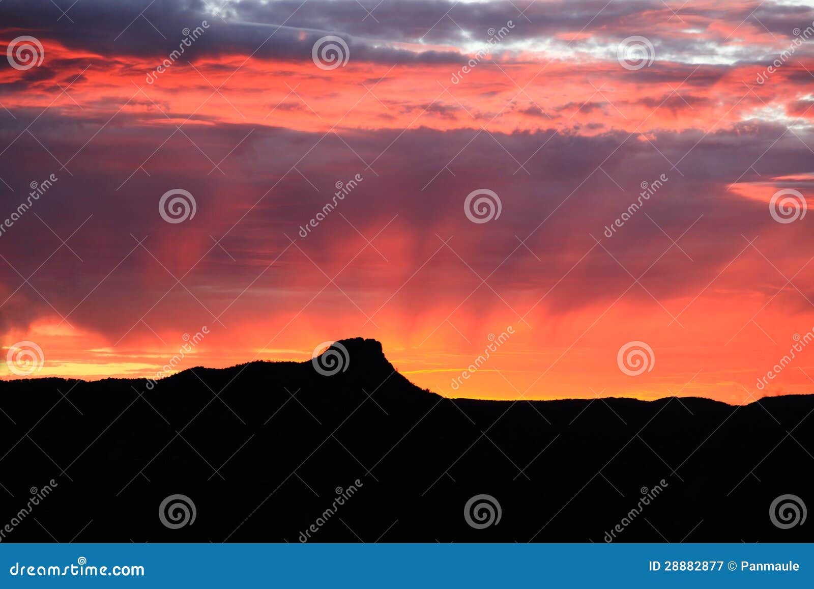 Prescott Sunset stock image. Image of inspirational, suns - 28882877