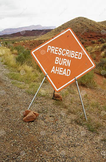 Prescribed burn sign stock photo. Image of sign, arsonist - 337388