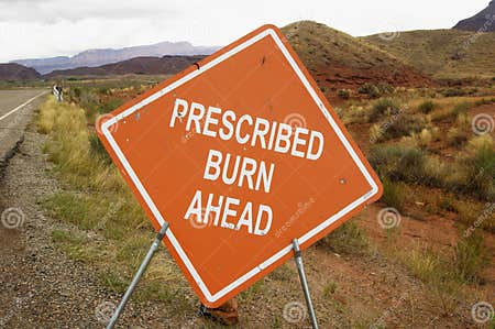 Prescribed burn sign stock image. Image of flames, fireman - 337389