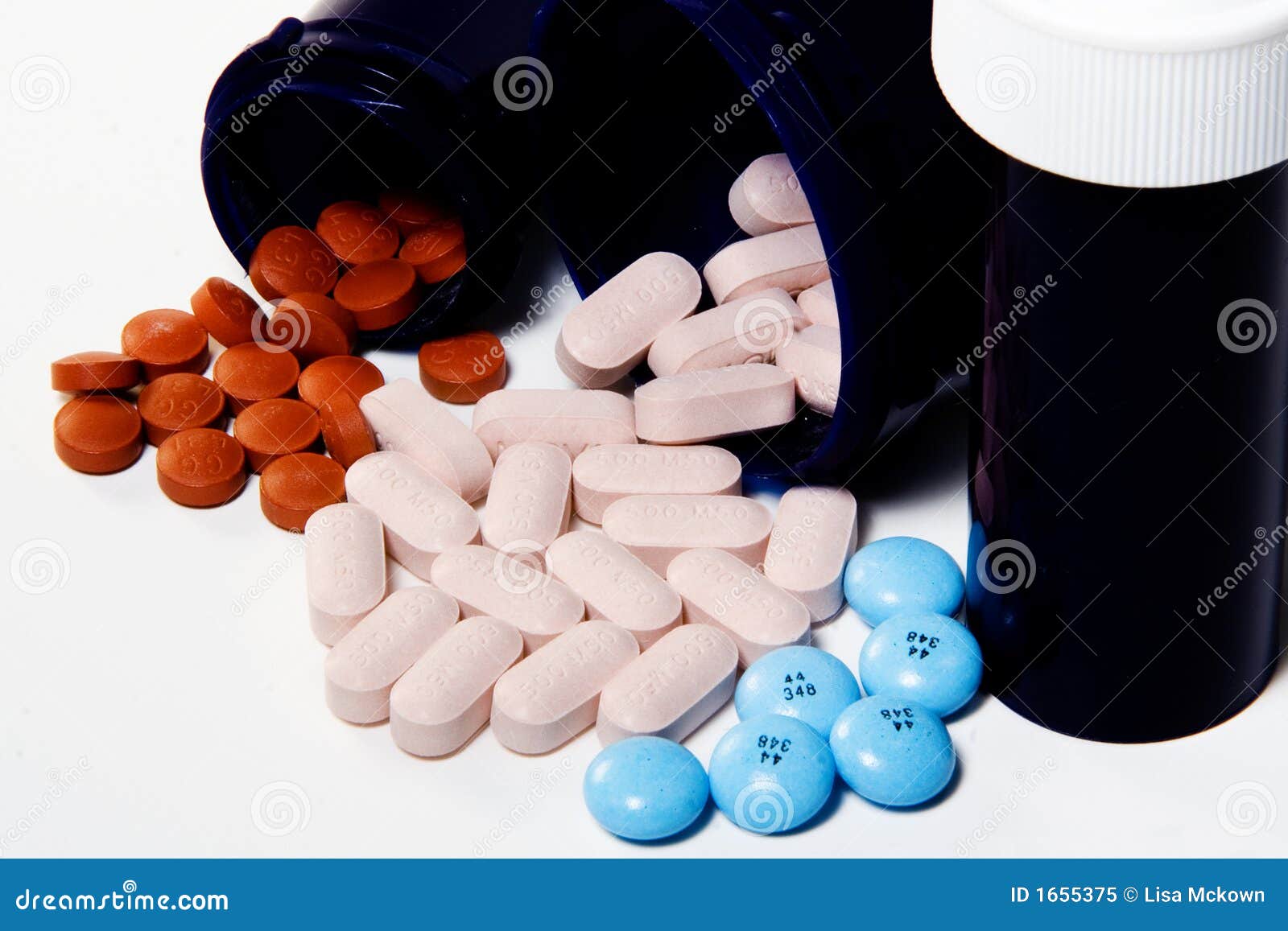 Prescription Drugs in Bottles Stock Image - Image of antibiotic, cure ...
