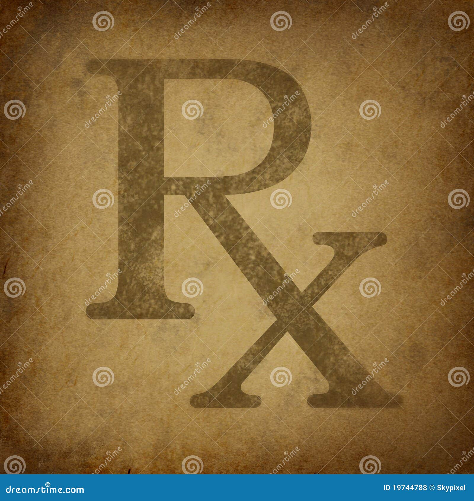 Prescription with Grunge Vintage Texture Stock Illustration ...