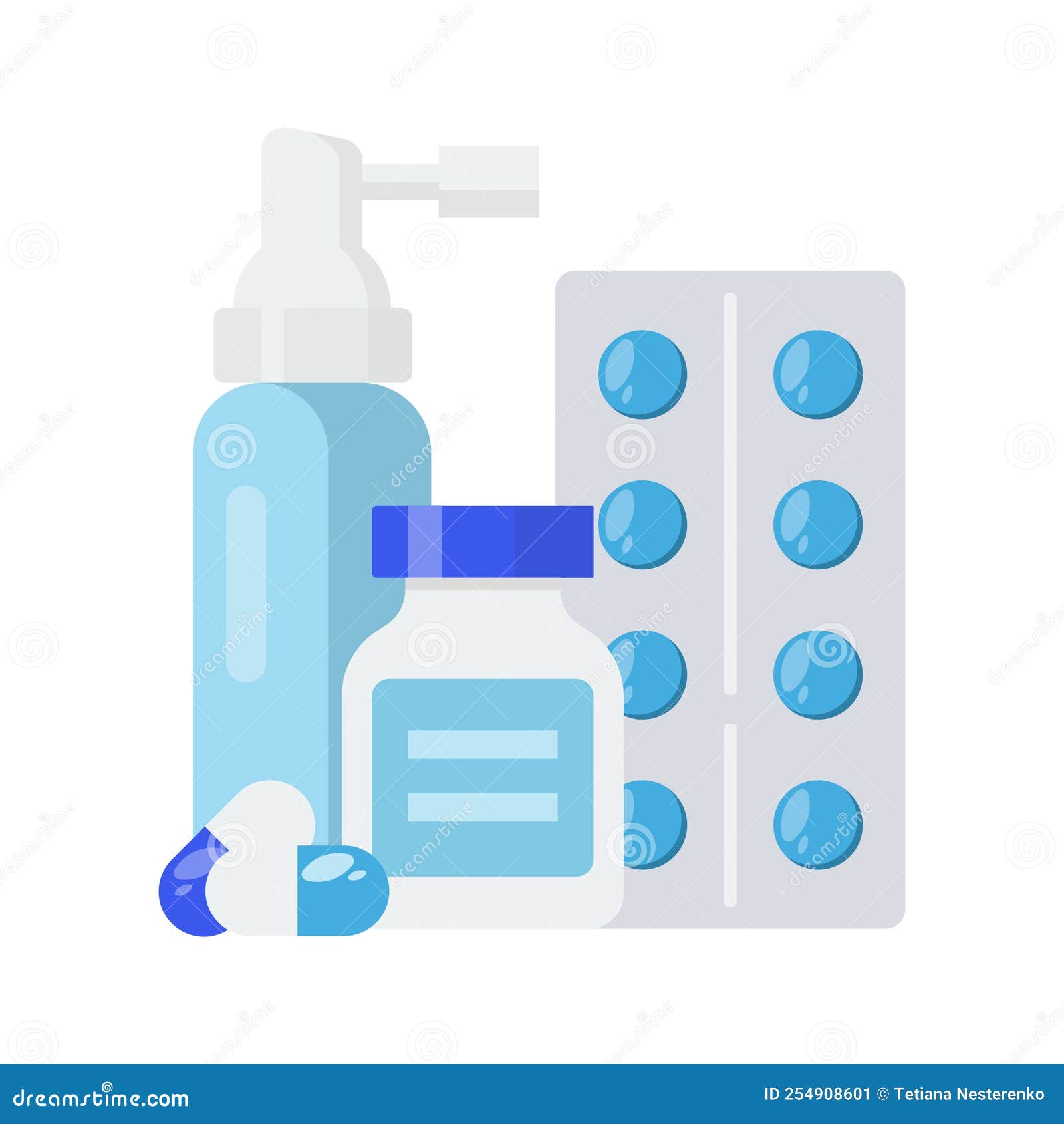 Prescription Medication Vector Design Element Stock Vector ...