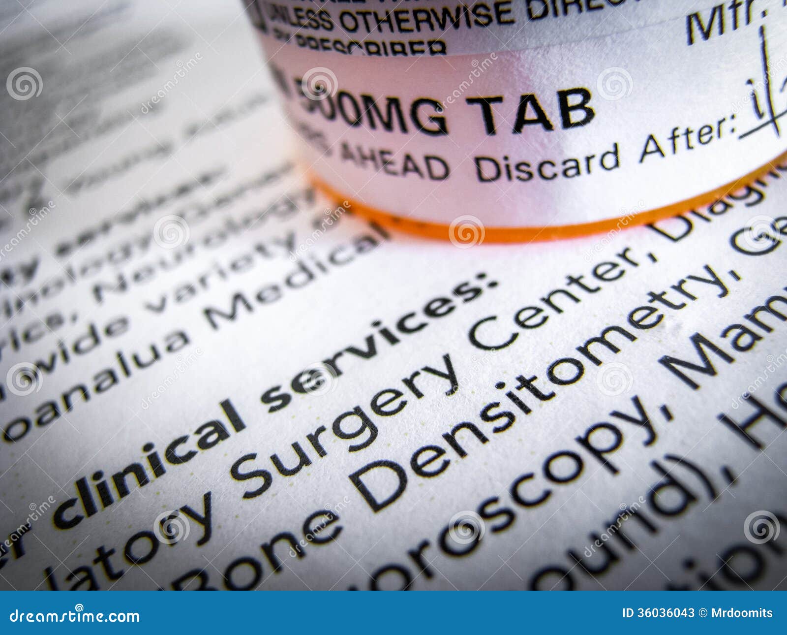 Prescription Tablets stock image. Image of health, drug - 36036043