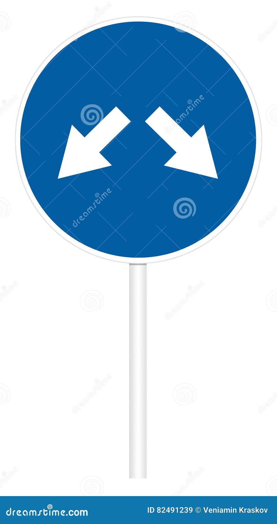 Prescriptive Traffic Sign - Left and Right Motion Stock Image - Image ...