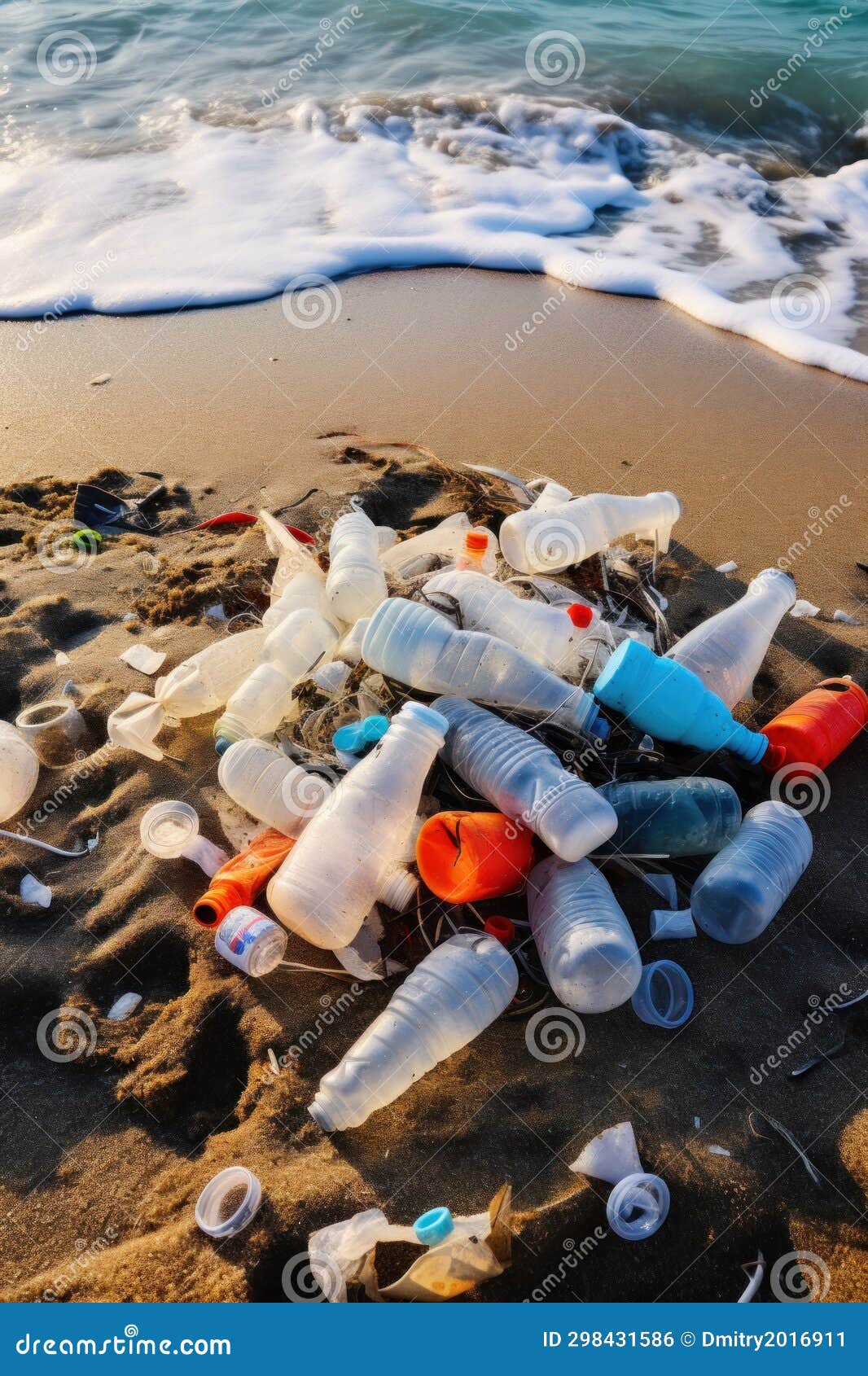 Plastic Trash on Beach Unsightly Problem Tarnishes Natural Beauty of ...