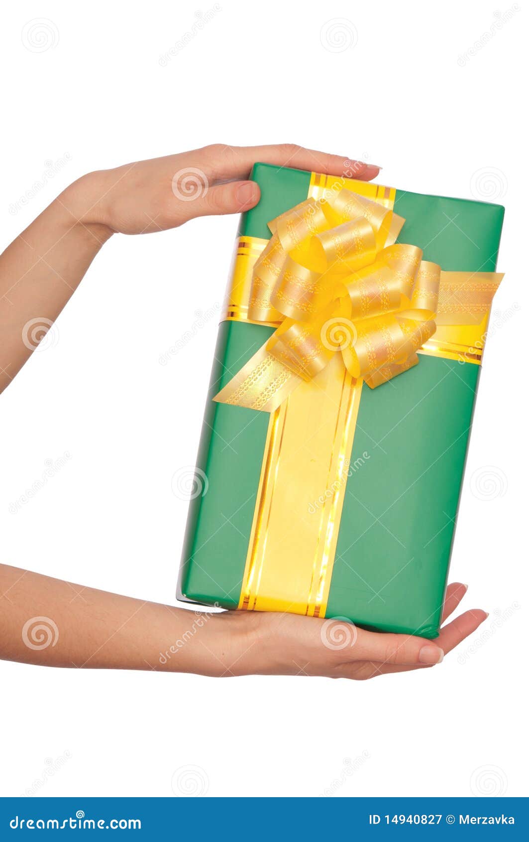 Present stock image. Image of preparation, decoration - 14940827