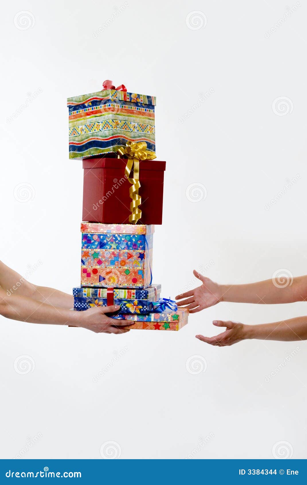 Present stock photo. Image of pleasure, xmas, surprise - 3384344