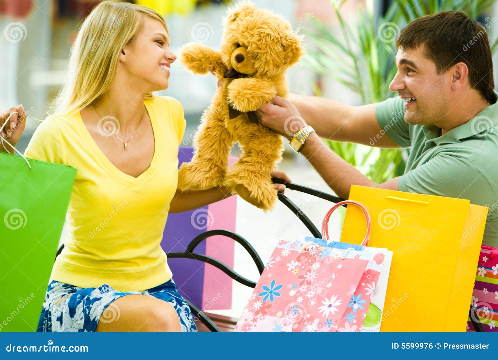 Present stock photo. Image of color, people, relationship - 5599976