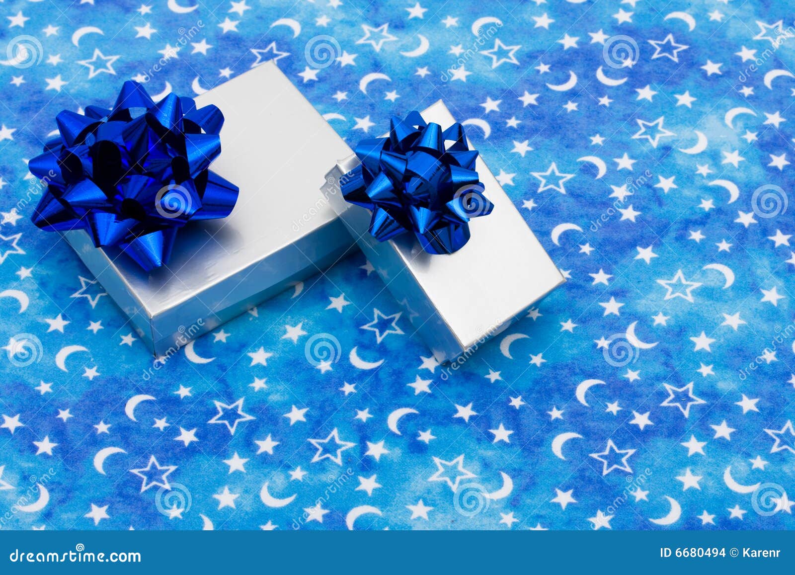Present stock photo. Image of background, gift, silver - 6680494