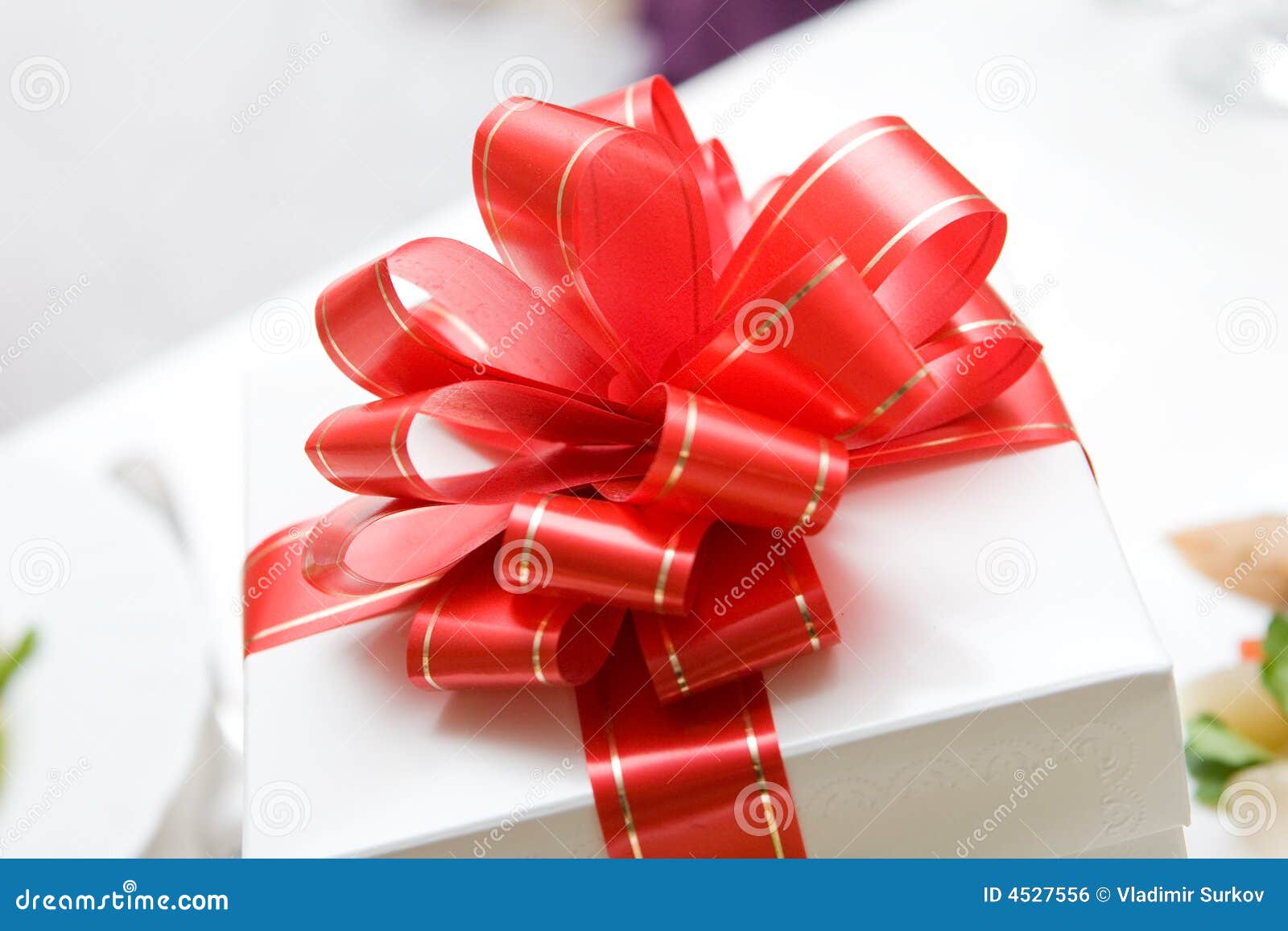 Present box stock photo. Image of ornament, paper, evening - 4527556
