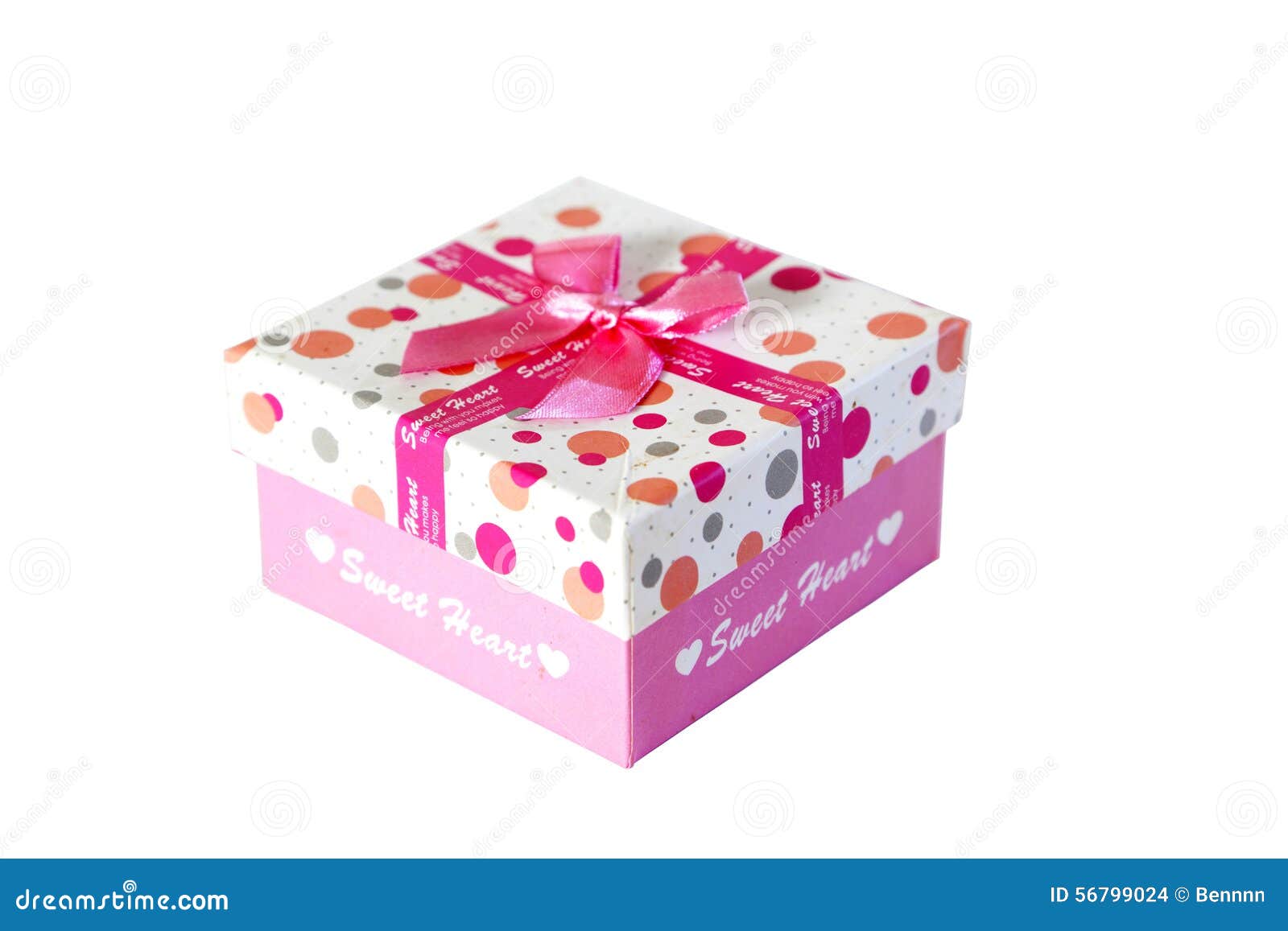 Present box with bow stock photo. Image of greeting, closeup - 56799024