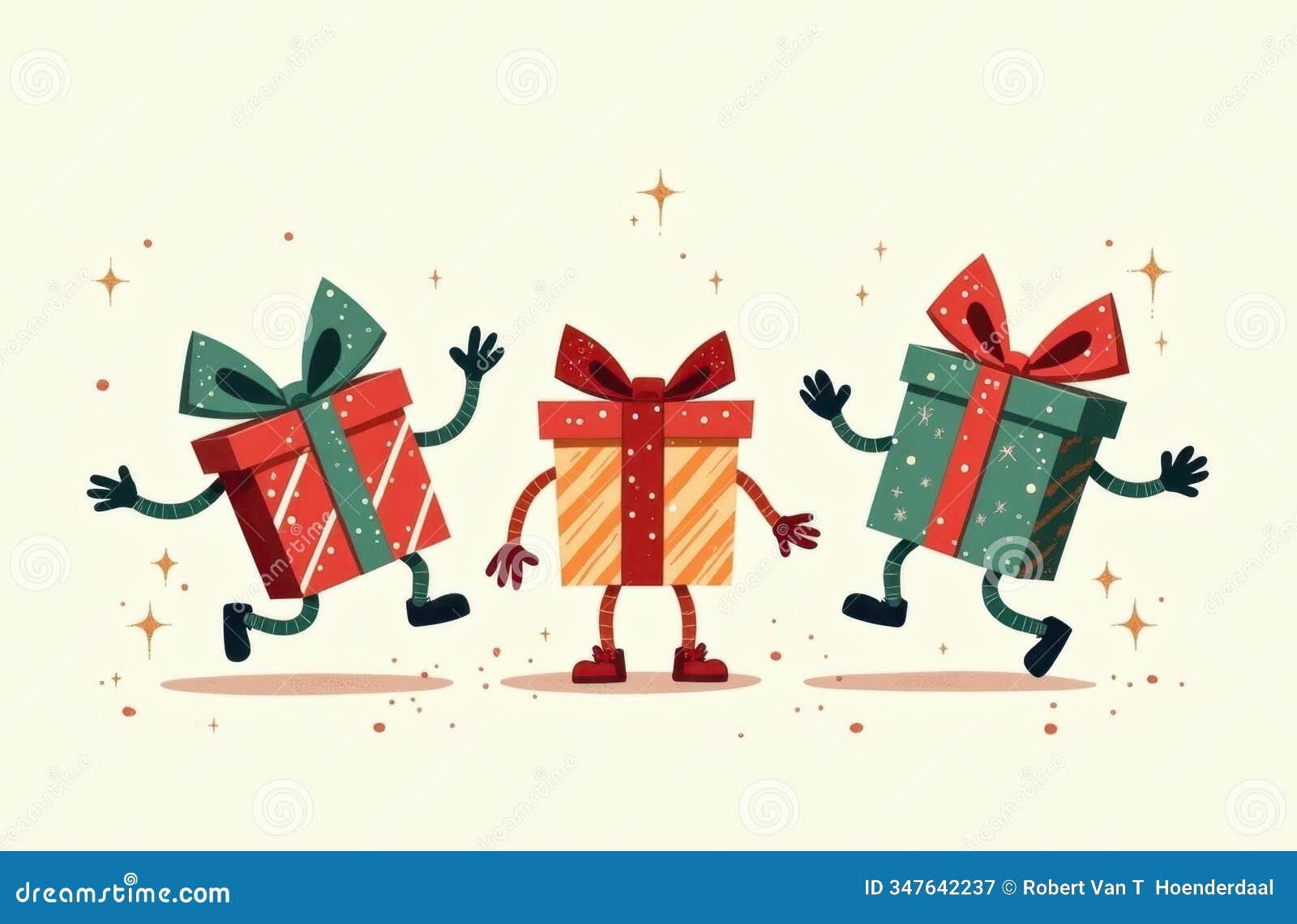 Present Box Cartoon Royalty-Free Illustration | CartoonDealer.com #44054643