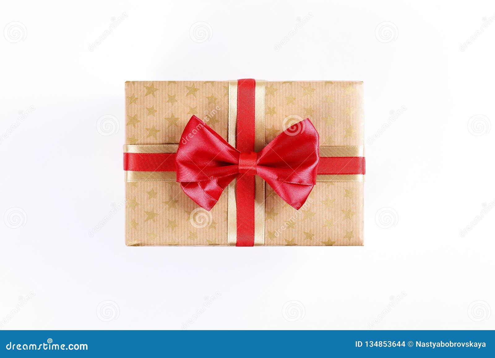 Present in a Festive Wrapping Paper for Christmas, New Year or Birthday ... Present in a Festive Wrapping Paper for Christmas, New Year or Birthday ...