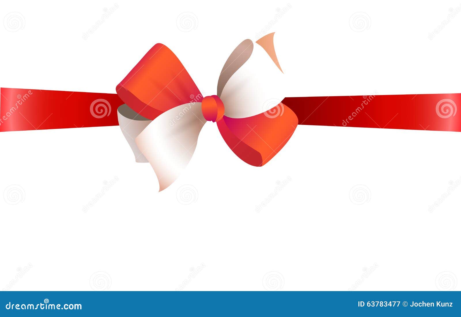 Present and Gift Ribbon, Bow or Loop Stock Vector - Illustration of ...