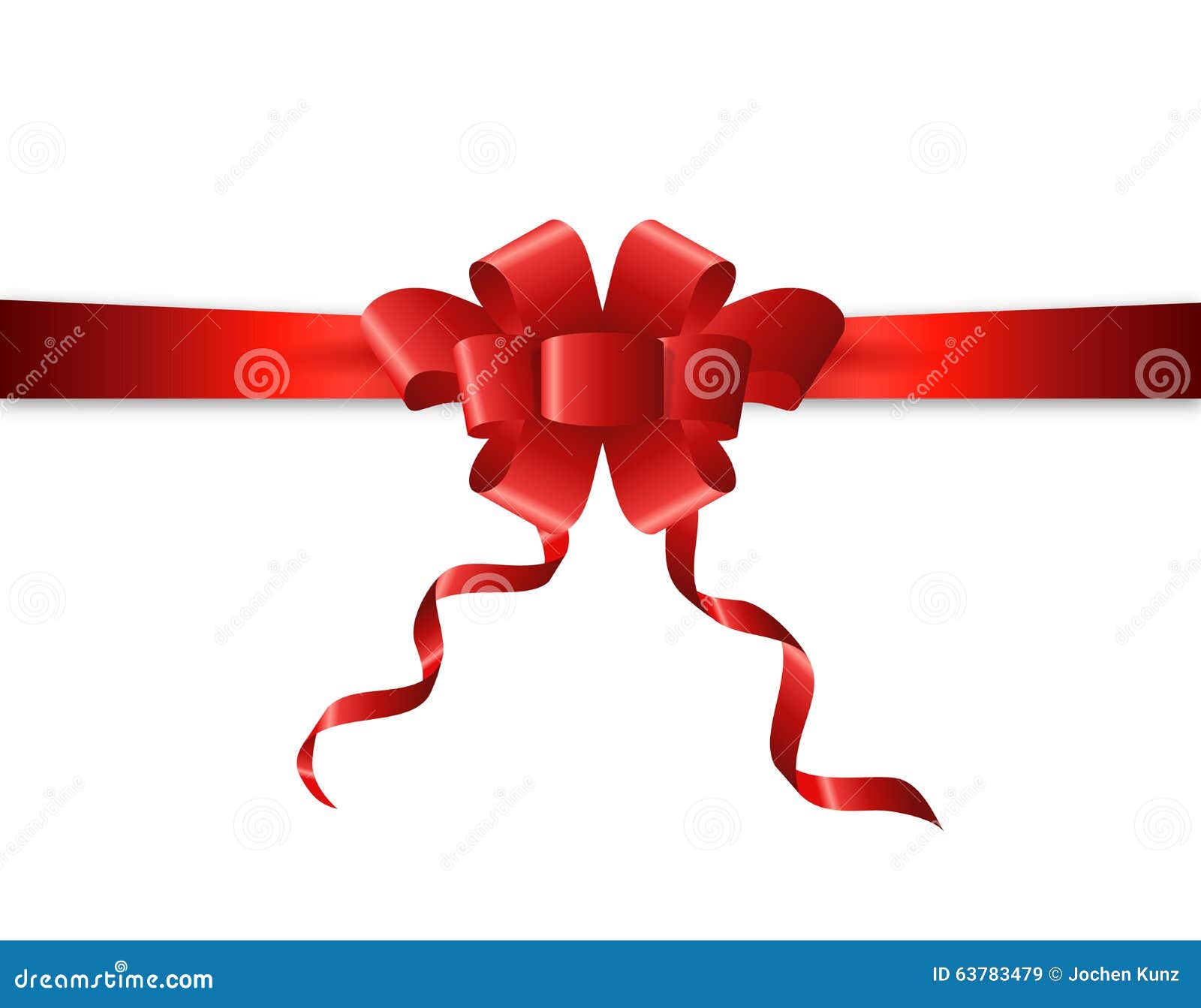 Present and Gift Ribbon, Bow or Loop Stock Illustration - Illustration ...
