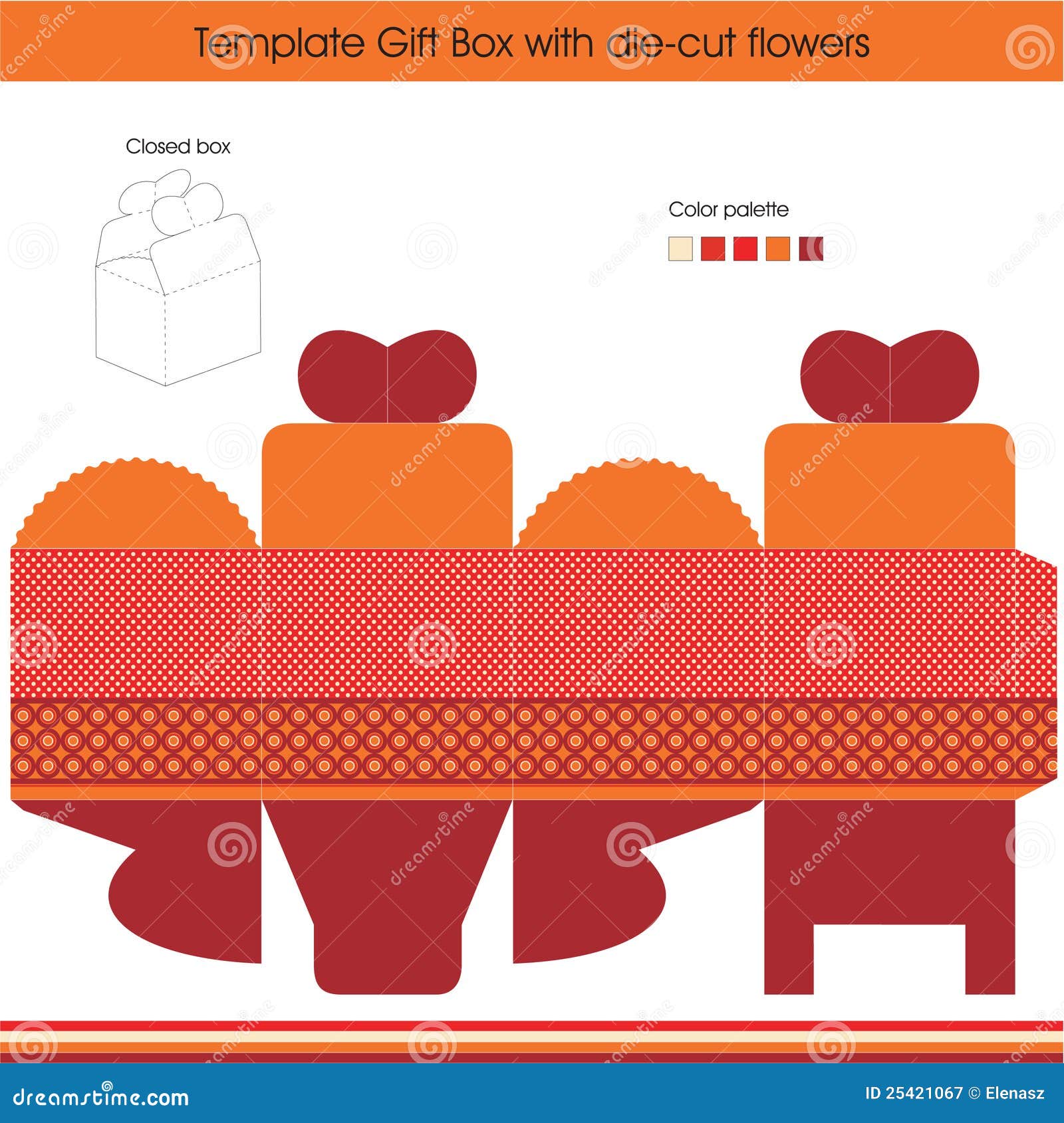 Present gift template stock vector. Illustration of gift - 25421067