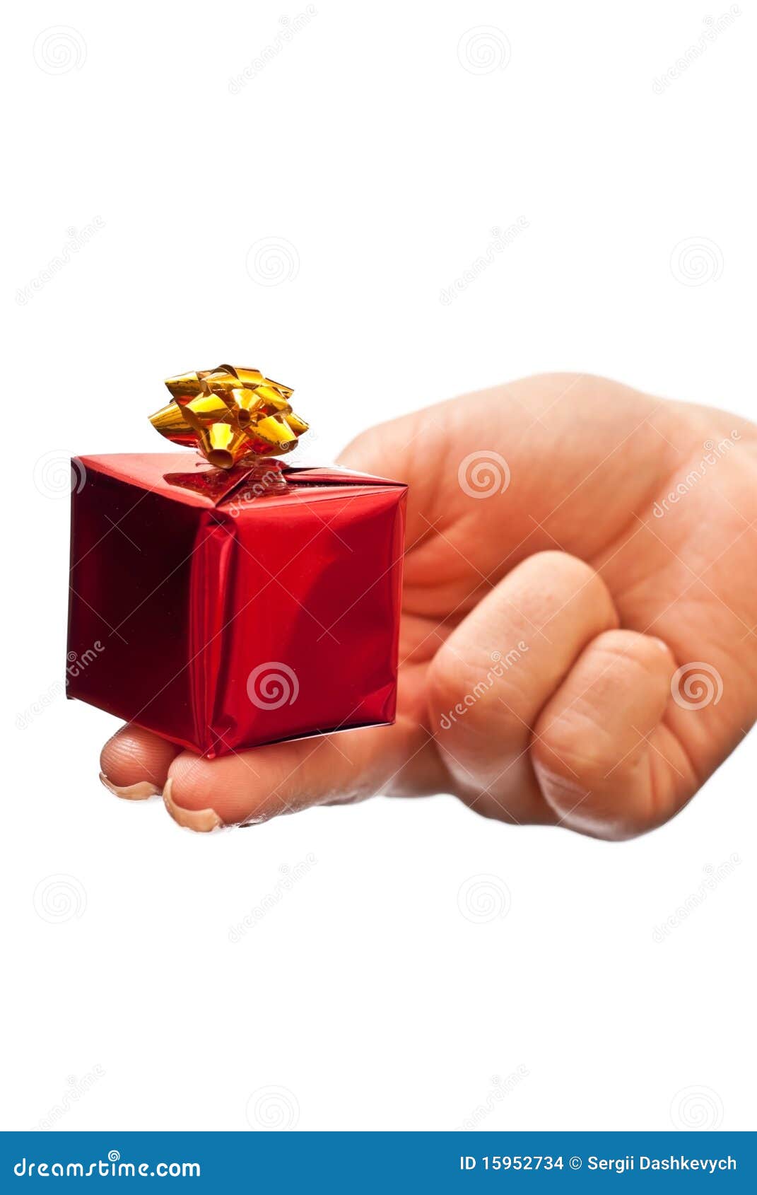 Present in hand stock photo. Image of human, paper, female - 15952734