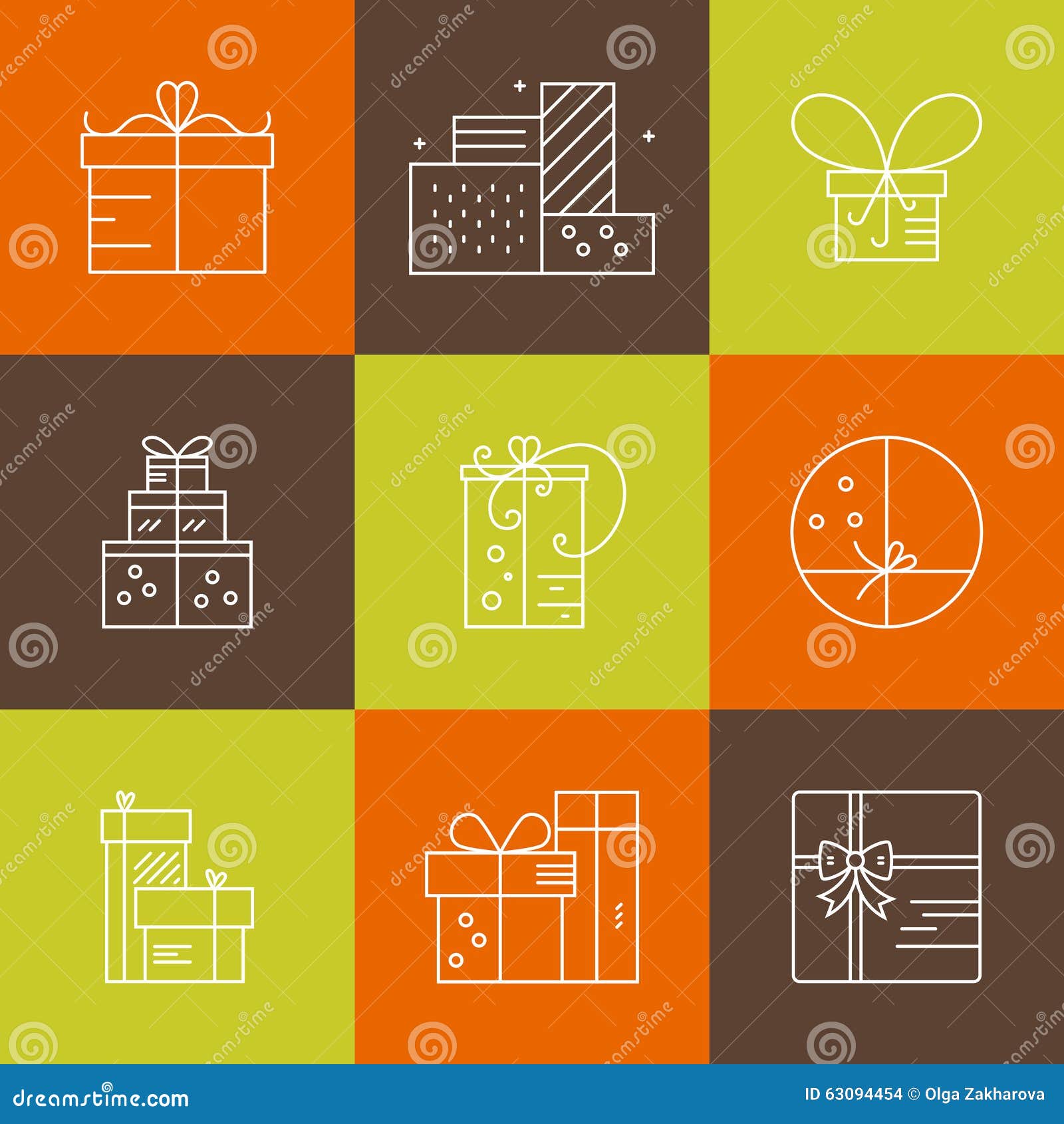 Present Icons stock vector. Illustration of logo, icon - 63094454