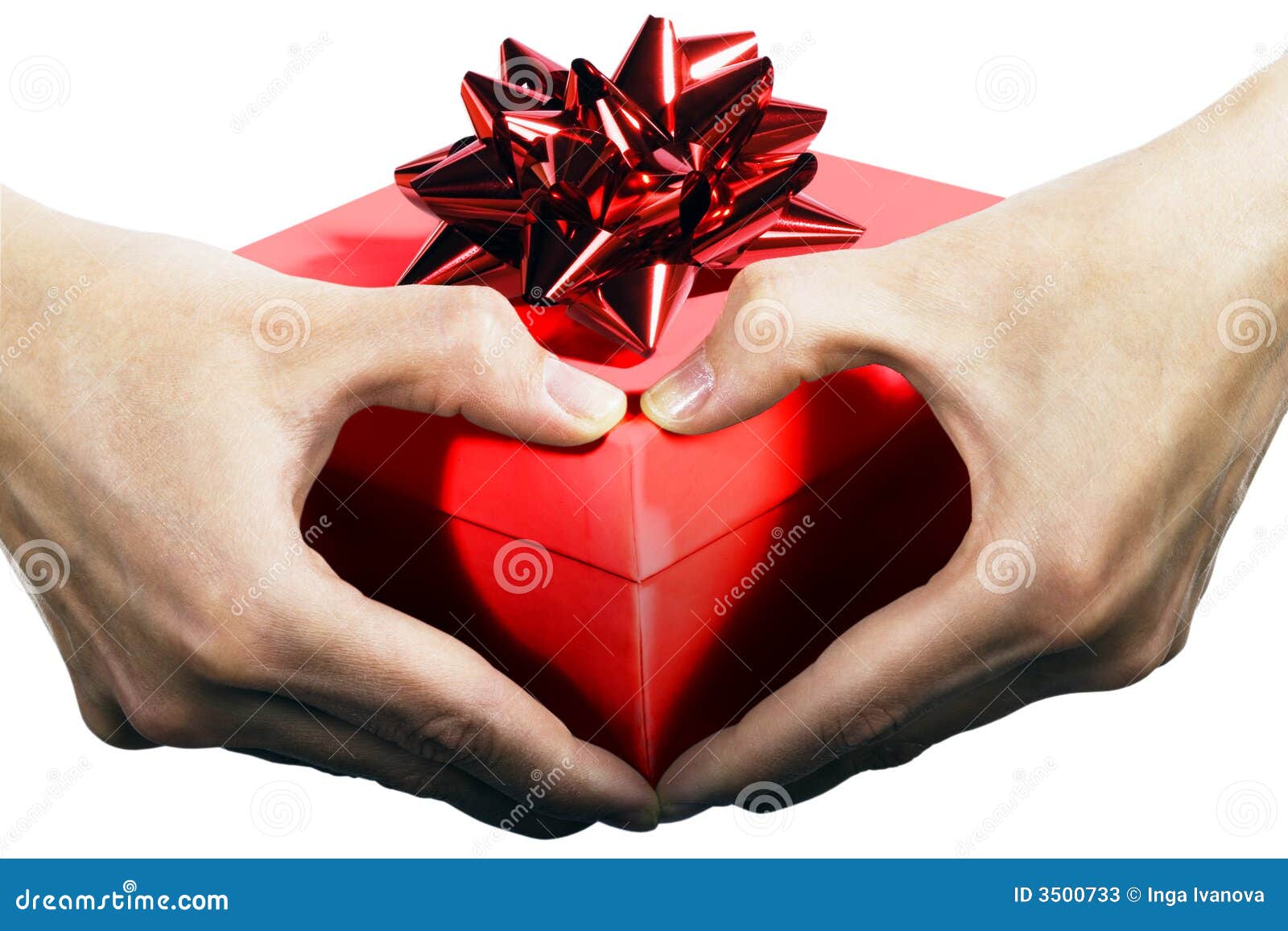Present with love stock image. Image of ribbon, event - 3500733