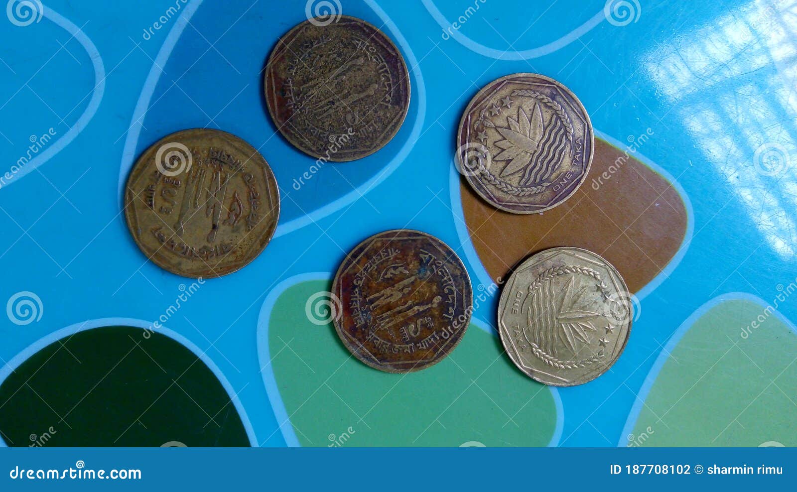 Bangladesh coin 1996-99 stock photo. Image of bangladesh - 187708102