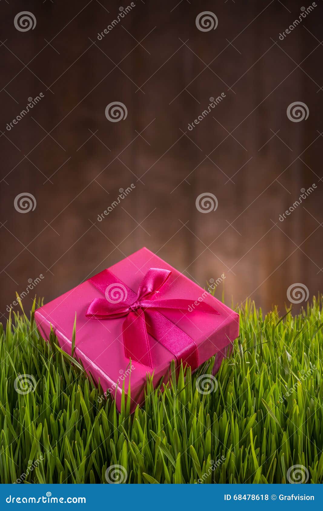 Present with red ribbon stock photo. Image of congratulation - 68478618