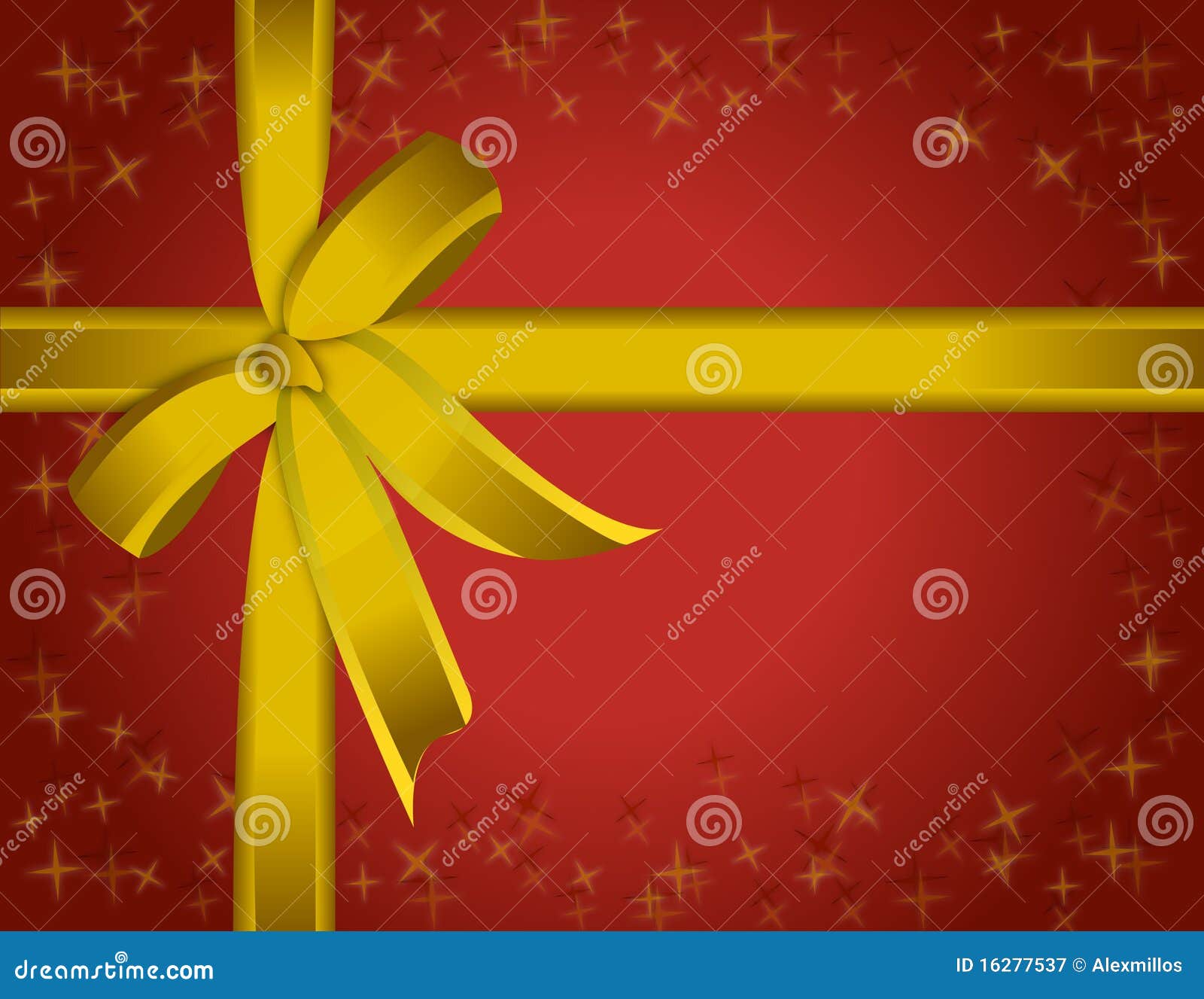 Present Ribbon stock vector. Illustration of crossed - 16277537