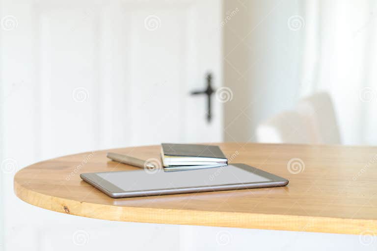 Present Technology Devices in Situ Stock Photo - Image of background ...